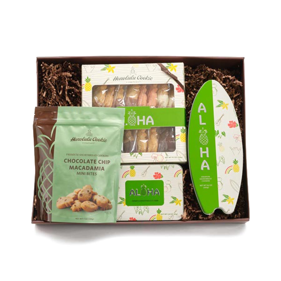 Aloha Gift Tray - Cookie Baskets - Honolulu Cookie Company