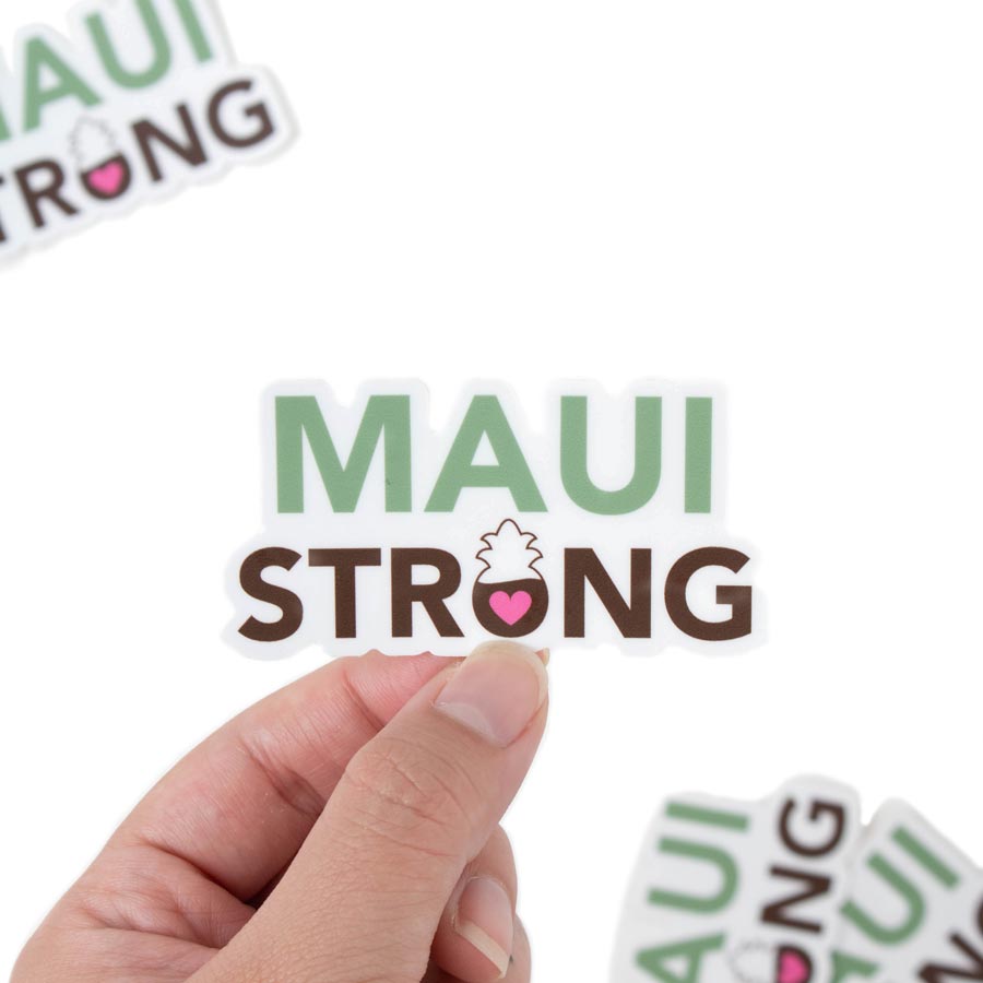 Maui Strong Decal - Merchandise - Honolulu Cookie Company