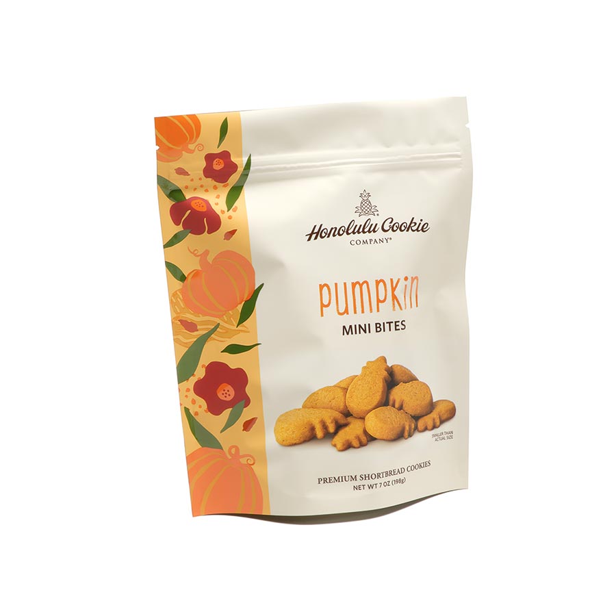 Pumpkin Mini Bites Snack Pack 7oz - Honolulu Cookie Company
