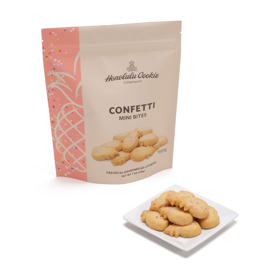 Confetti Mini Bites Snack Pack 7oz - Honolulu Cookie Company